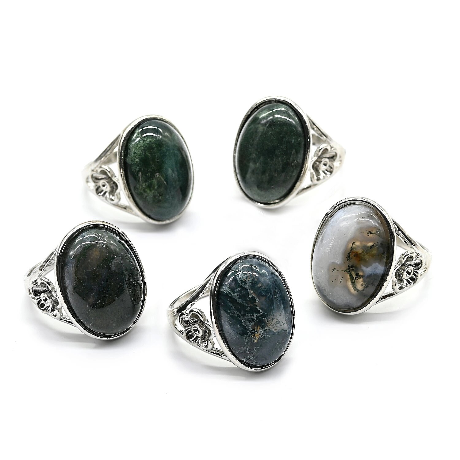 Кольцо, агат