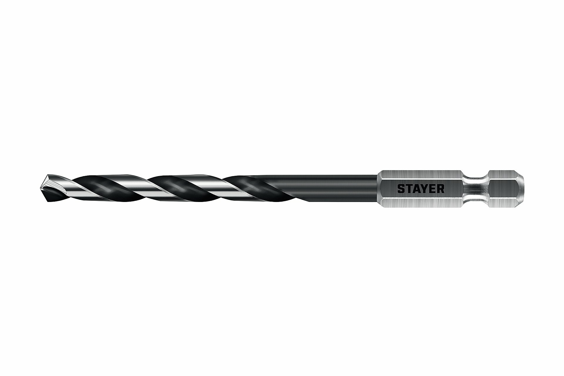 STAYER НЕХ-1/4″, d 5.5 х 116 мм, сверло по металлу для винтовёртов и шуруповертов IMPACT READY (29603-5.5)
