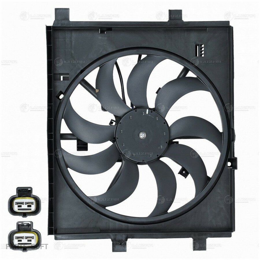 Э/вентилятор охл. (с кожухом) от официального дистрибьютора, LUZAR, артикул LFK1426