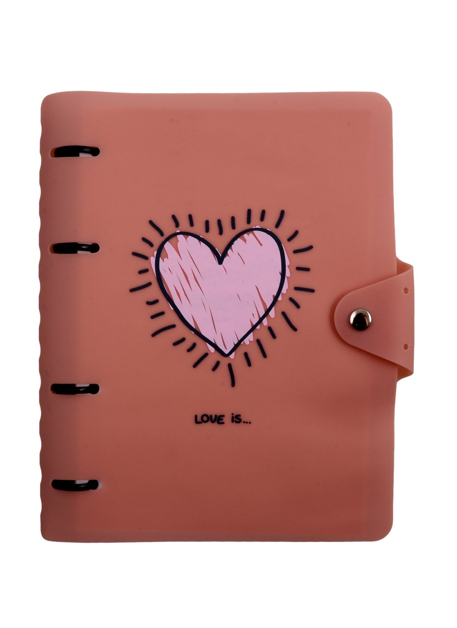 Тетрадь на кольцах в клетку InFolio, Love Is, 120 листов