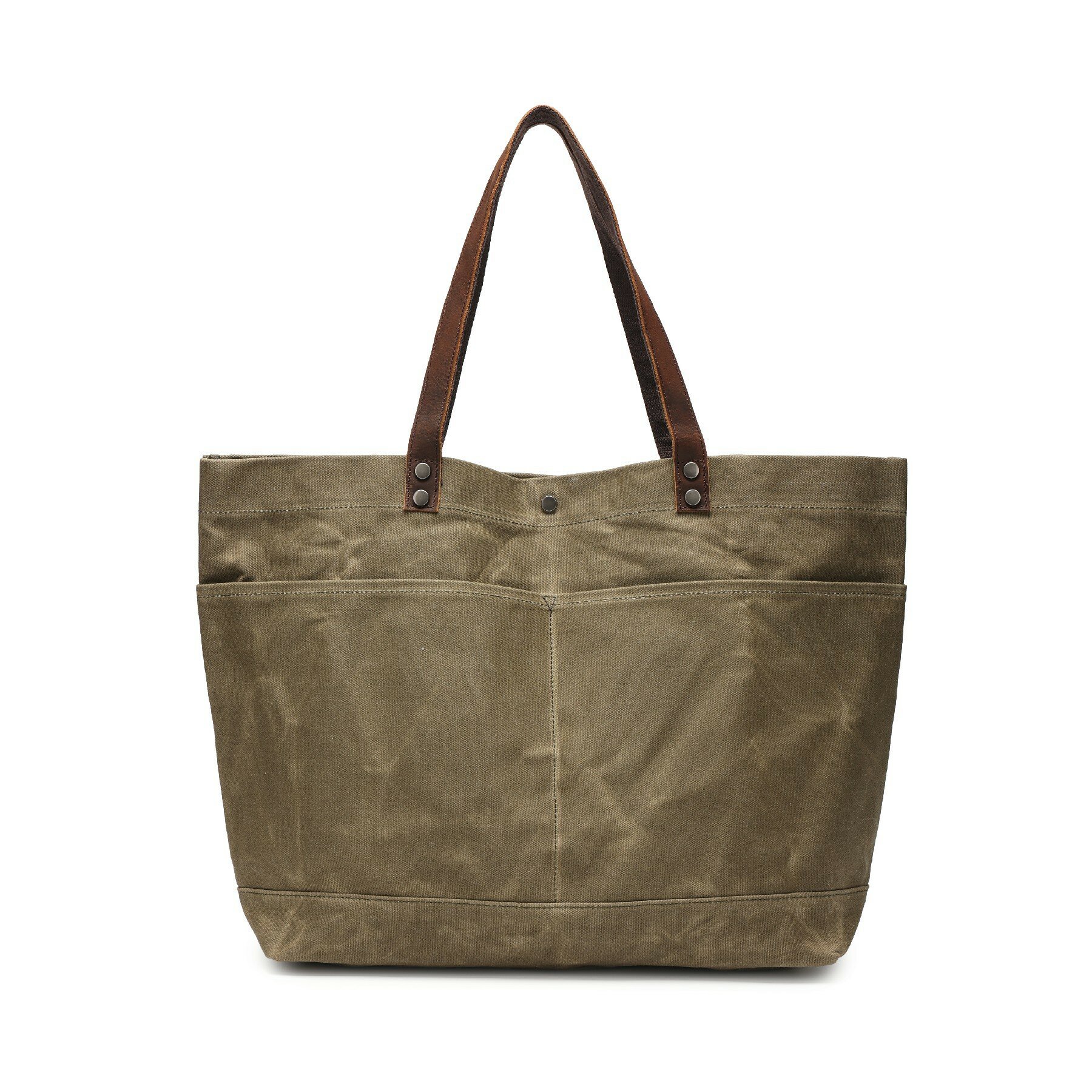 Большая сумка-тоут унисекс, дорожная сумка из вощеной парусины большой вместимости, сумка через плечо, ценная водонепроницаемая сумка для покупок