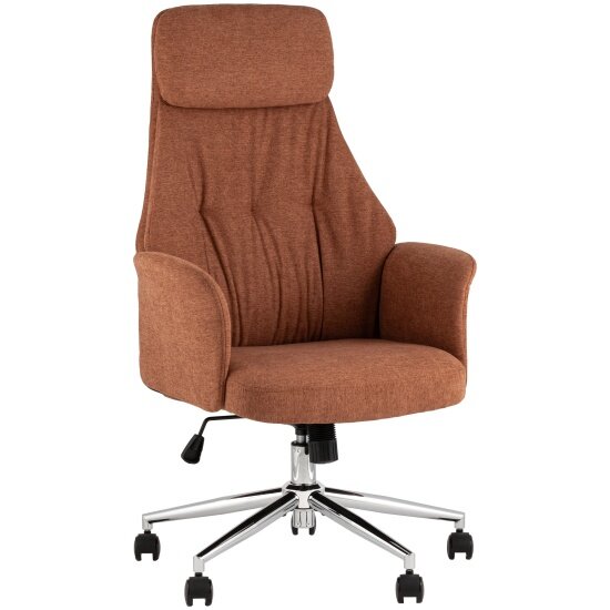 Кресло офисное Stool Group TopChairs Neoma, терракотовый, ткань