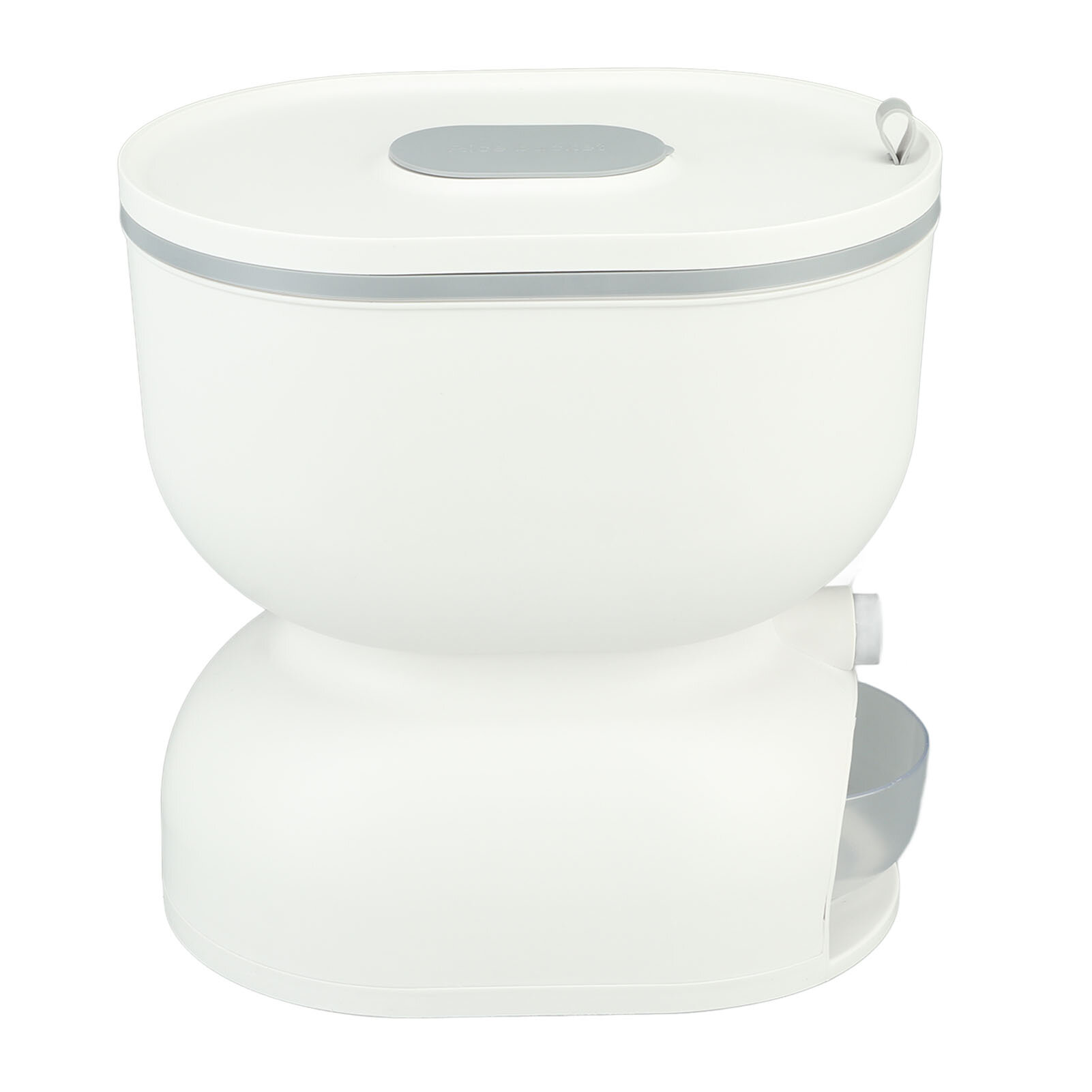 Пресс-тип контейнер для риса с визуализацией шкалы и герметичностью, ёмкость 6,5 кг для зерновых и круп