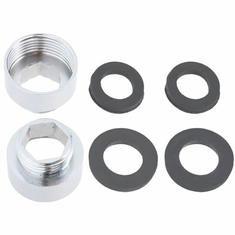 1 комплект из 2-х переходников для крана с 4 точками и 6 соединения друг другом-от точек снаружи до внутри