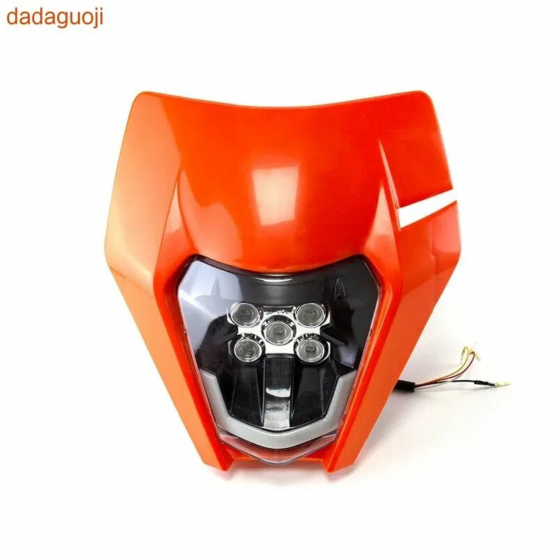 Фара автомобильная, Светодиодная, 1 шт, арт. XLH-0053-orange