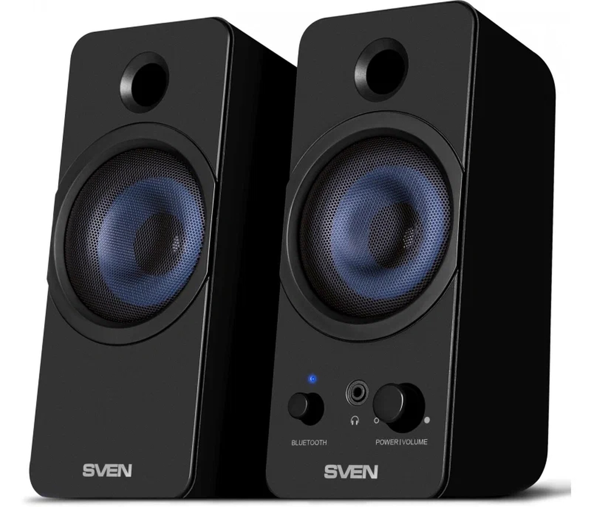 Колонки SVEN 431 sv-016296, 2.0, питание от USB, пластик, черные