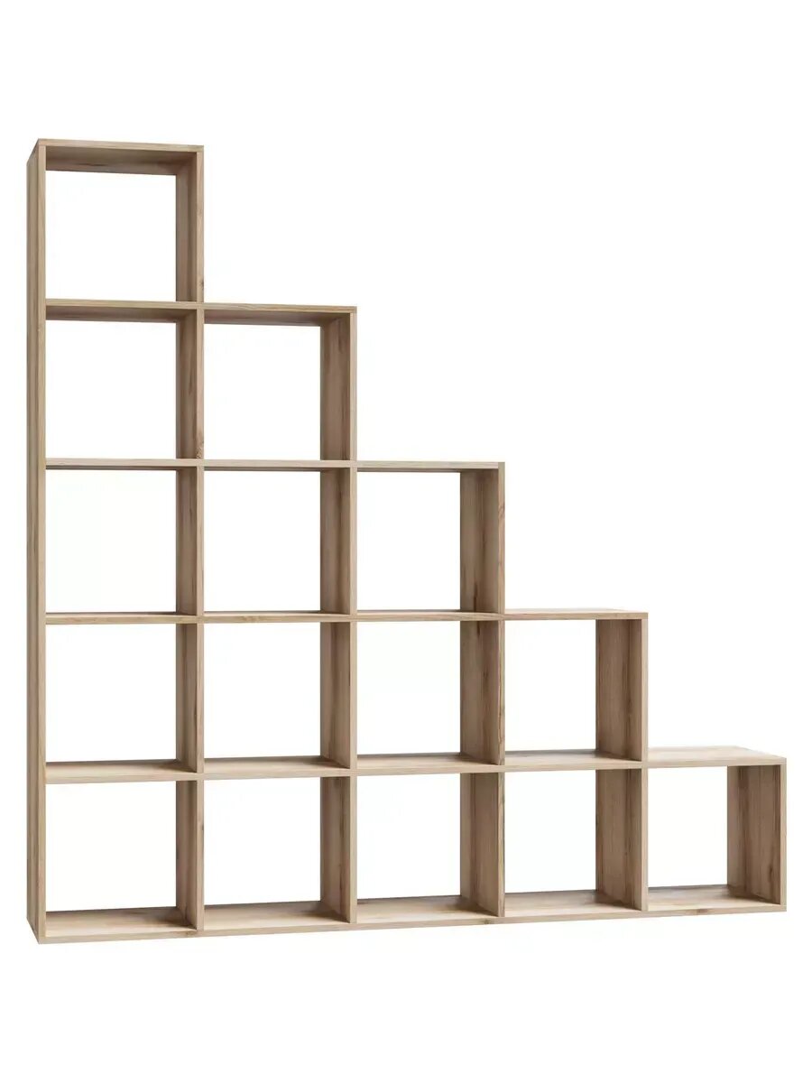 Стеллаж KVADRO NOVO деревянный напольный для игрушек книг, от производителя