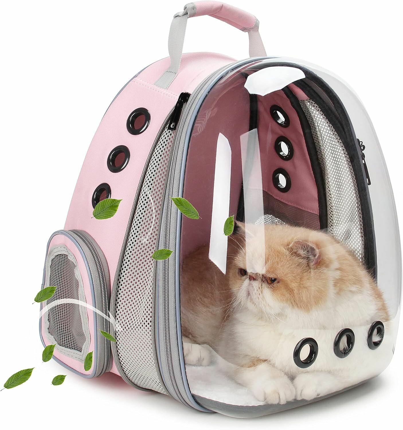 Расширяемый рюкзак для кошек и щенков Lollimeow Cat Backpack Bubble Pet - идеально подходит путешествий, походов активного отдыха.