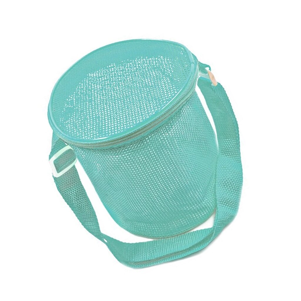 Детская сетчатая сумка для хранения пляжных игрушек-светло-зеленый