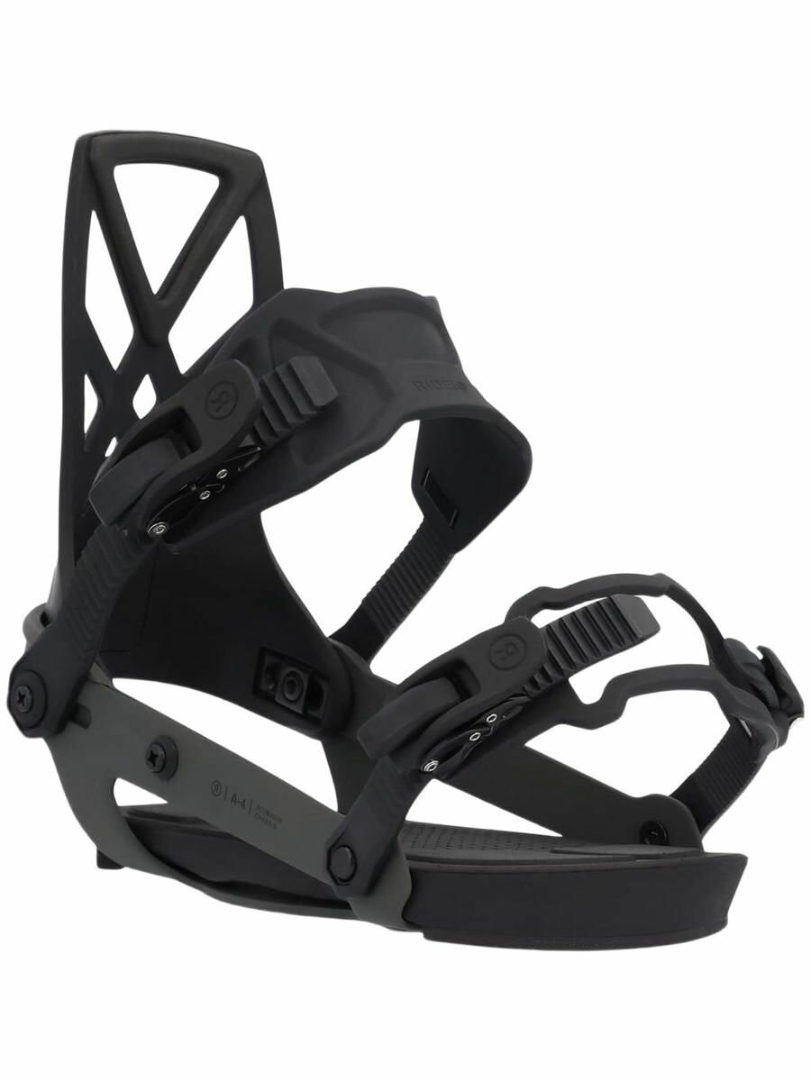 Крепления для сноуборда Ride A4, M (6-10), чёрные