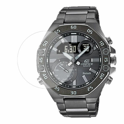 Скрин Мобайл защитный экран для часов Casio ECB-10DC-1B из гидрогелевая плёнка прозрачная
