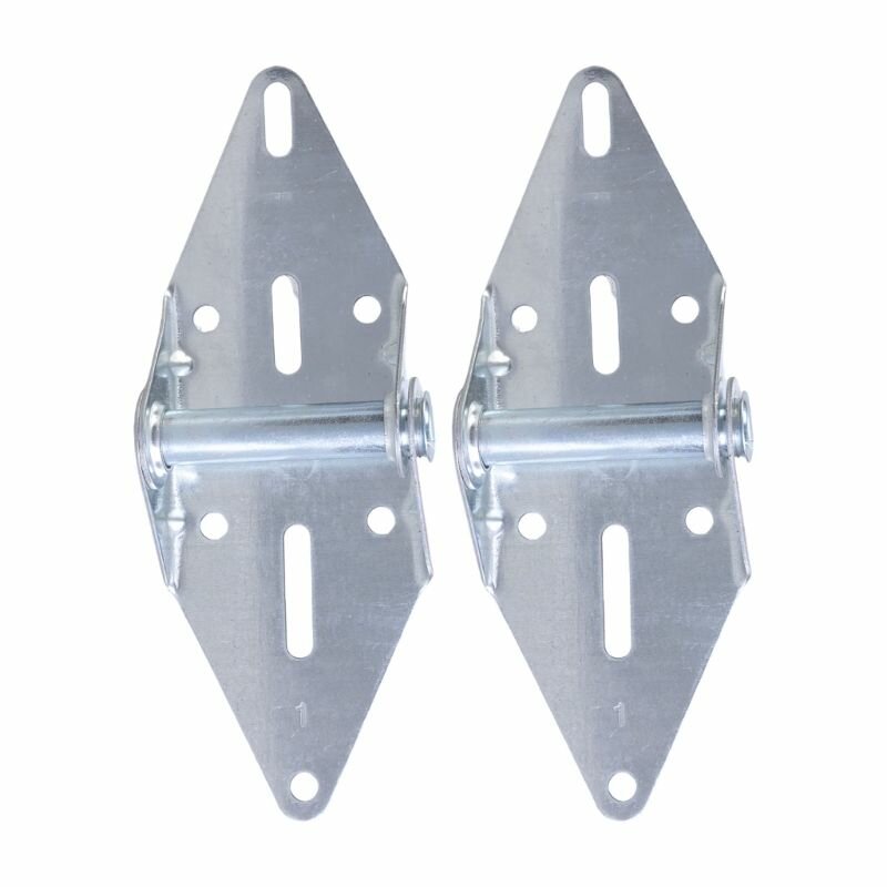 2 петли для фурнитуры гаражных ворот, кронштейн петли, пластина вала-петля № 1
