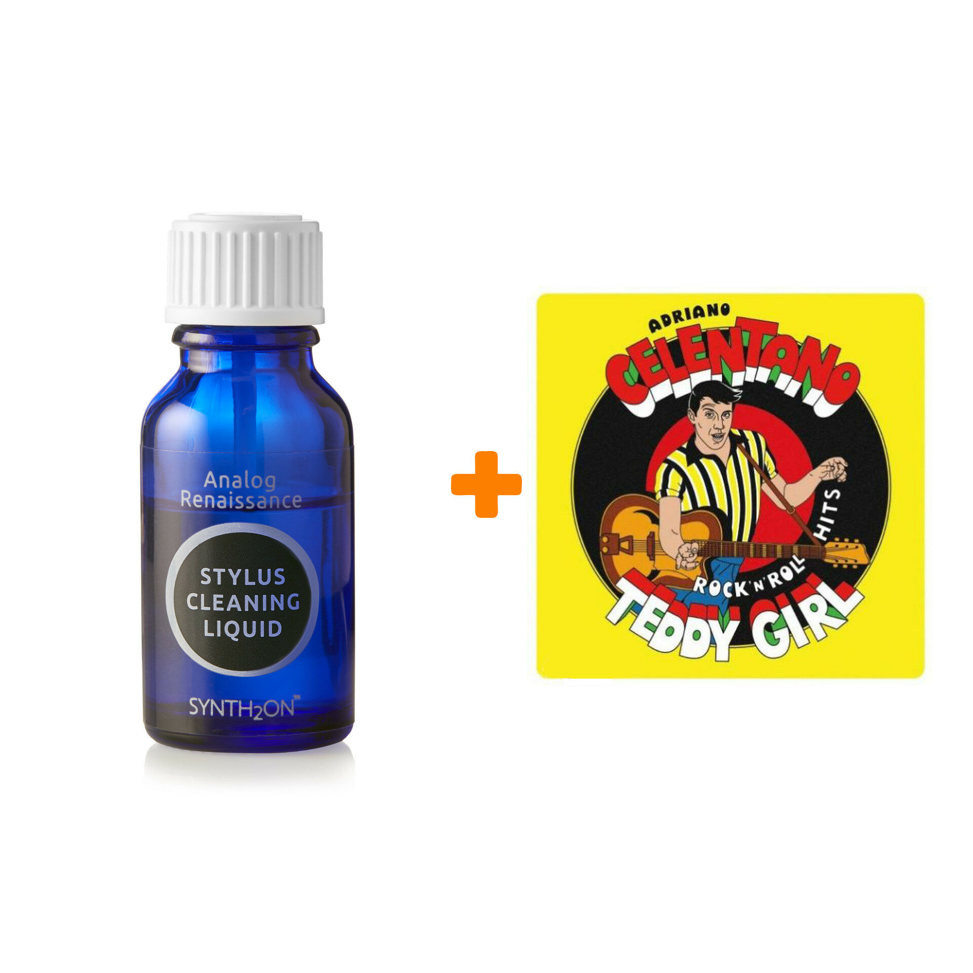 Celentano Adriano Teddy Girl Rock`N`Roll Hits Coloured Yellow Vinyl LP + Жидкость для игл Shine