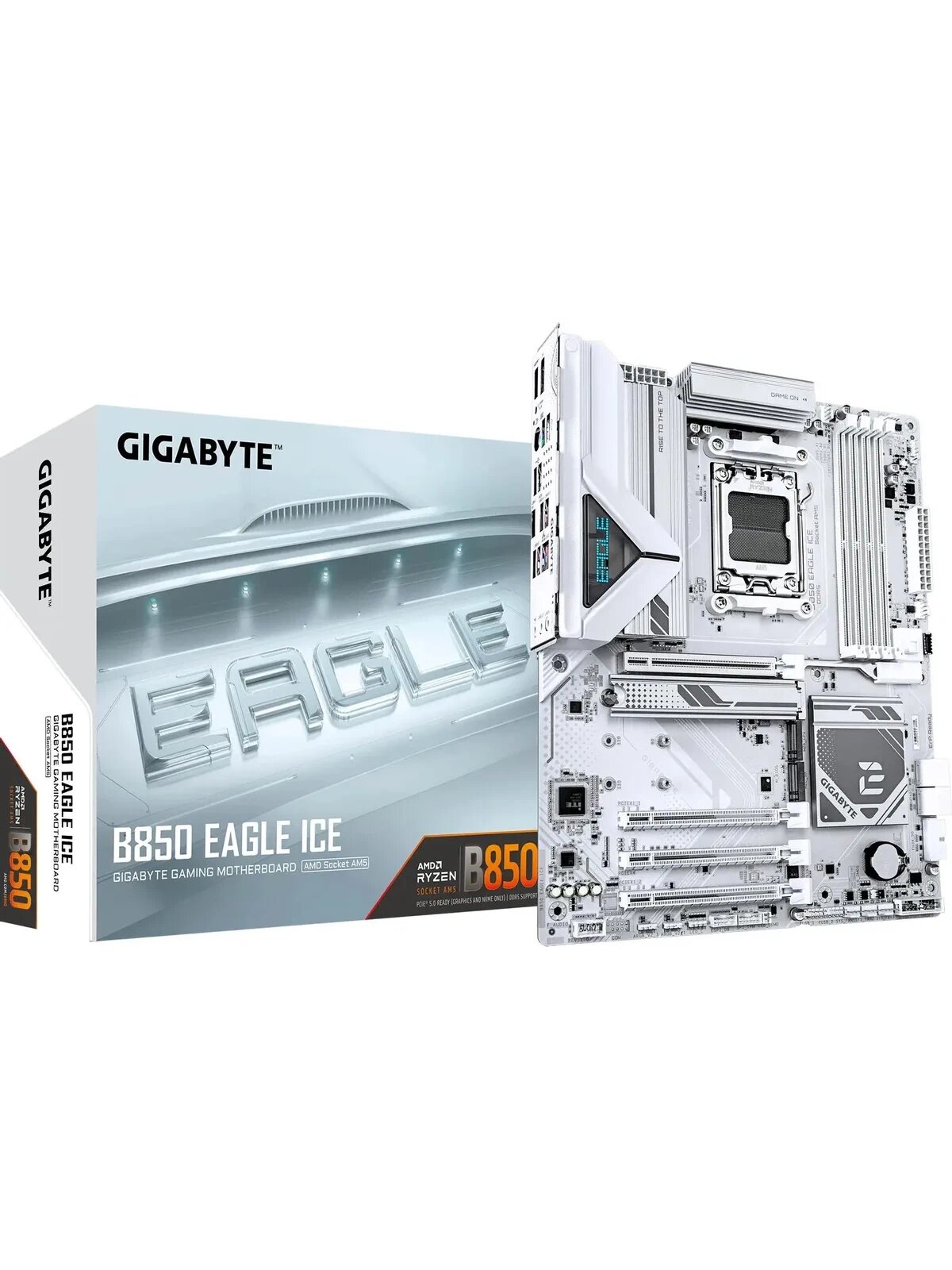 Материнская плата GIGABYTE B850 EAGLE ICE ATX AM5 AMD B850 4xDDR5 (256ГБ)