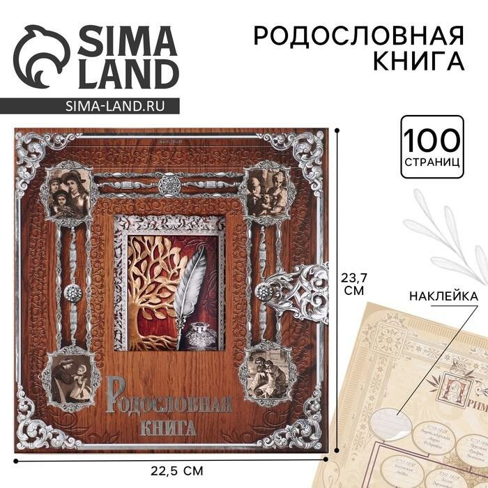 Родословная книга Память поколений (с фоторамкой)