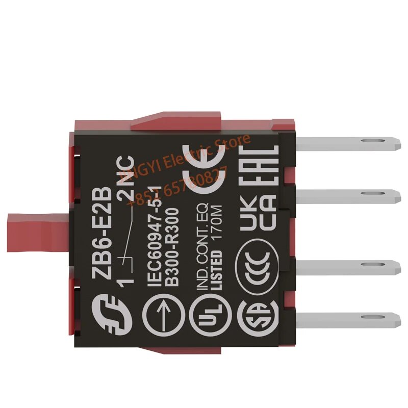 Schneider ZB6E2B Контактный блок ключа управления, аксессуары для кнопок вспомогательного модуля