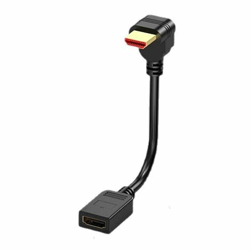 Удлинительный кабель версии HDMI2.0 Видеокабель 4K60Hz-50 см-нижний изгиб