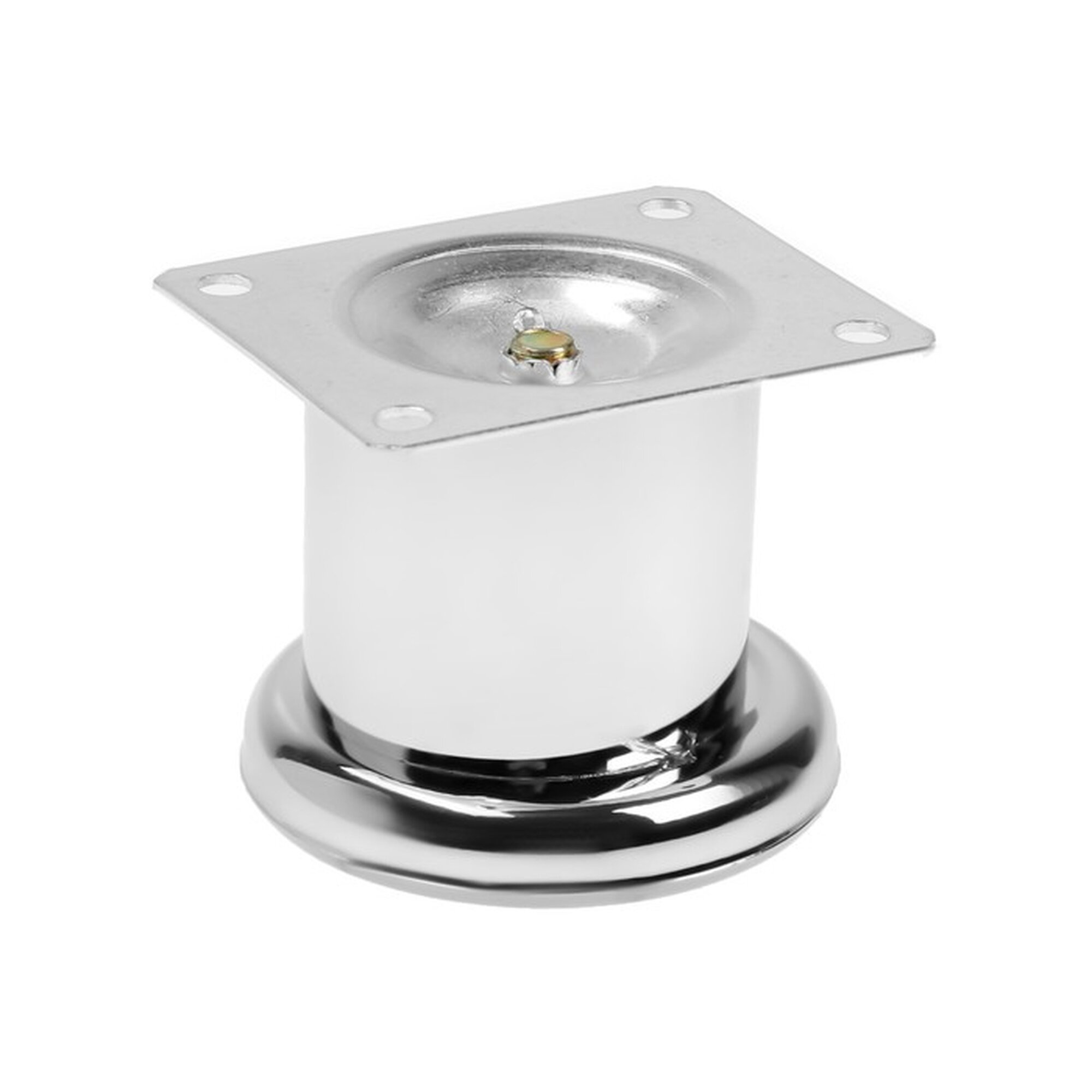 Опора мебельная OM001CR тундра, 50 х 60 мм, 1 штука, цвет хром