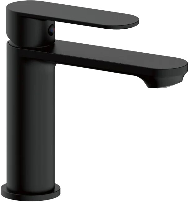 Смеситель для раковины Haiba HB590-7 HB10590-7 черный, матовый, кран для ванной в раковину, из латуни, рычажный, с керамическим картриджем