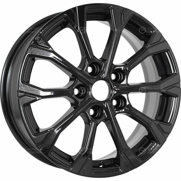 Колесный литой диск KHOMEN KHW1605 (Octavia A5/Golf/Jetta) R16x6.5 5x112 ET46 CB57.1 Black