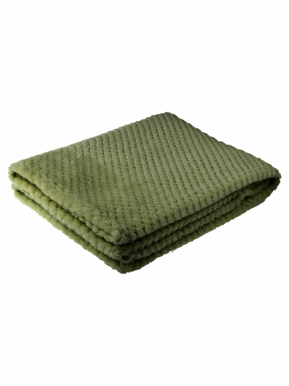 Пледы и покрывала,1-спальное утолщенное одеяло с сеткой в виде ананаса без принта-120x200 см-армейский зеленый