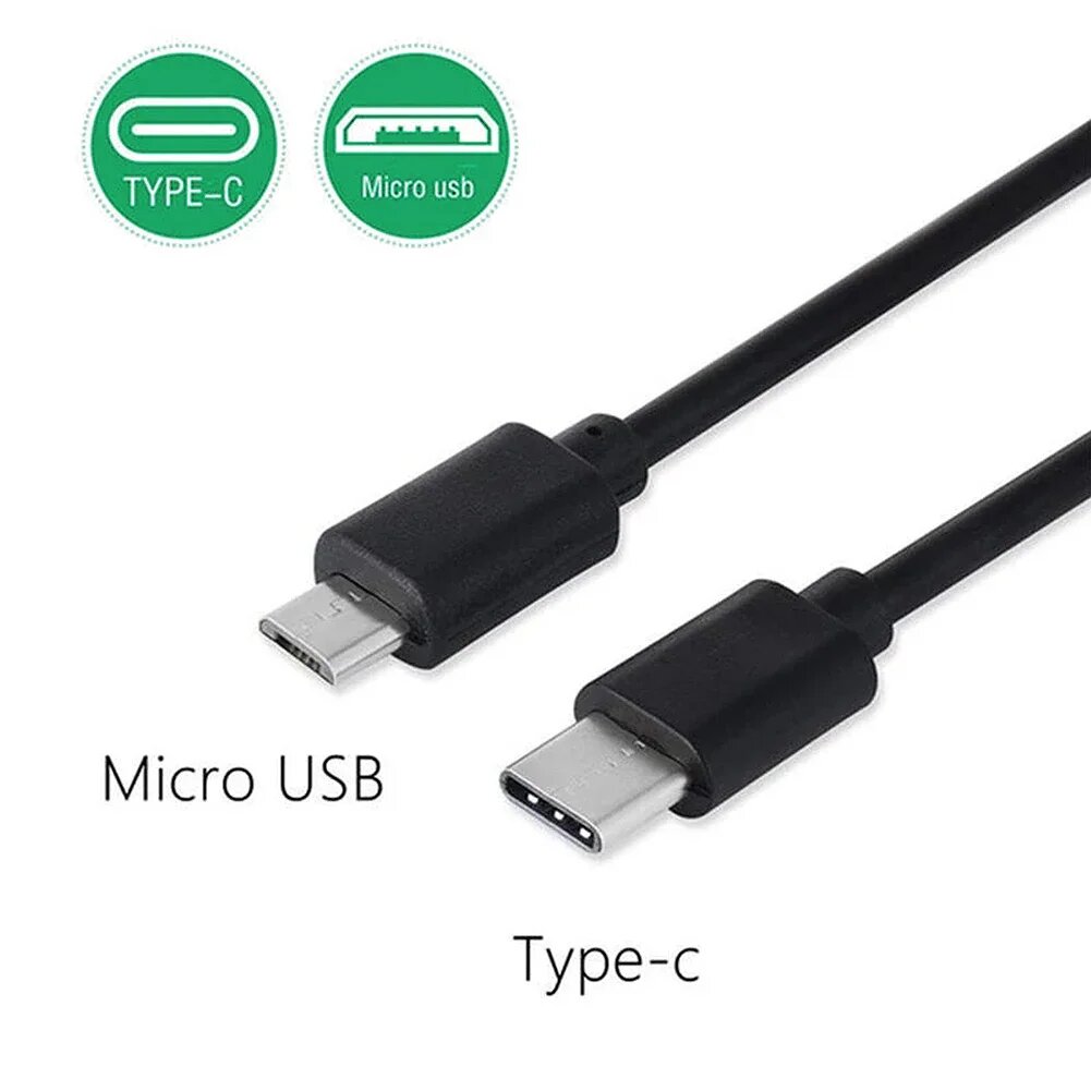 Кабель USB-C на Micro USB 30см/100см 0,3 м