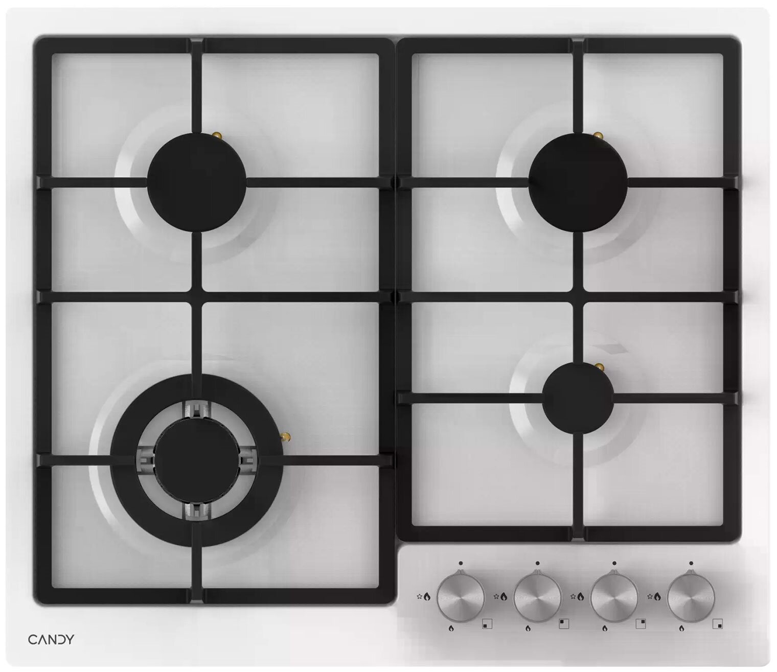Газовая варочная панель Candy CHXM64CWW, электроподжиг, газ-контроль