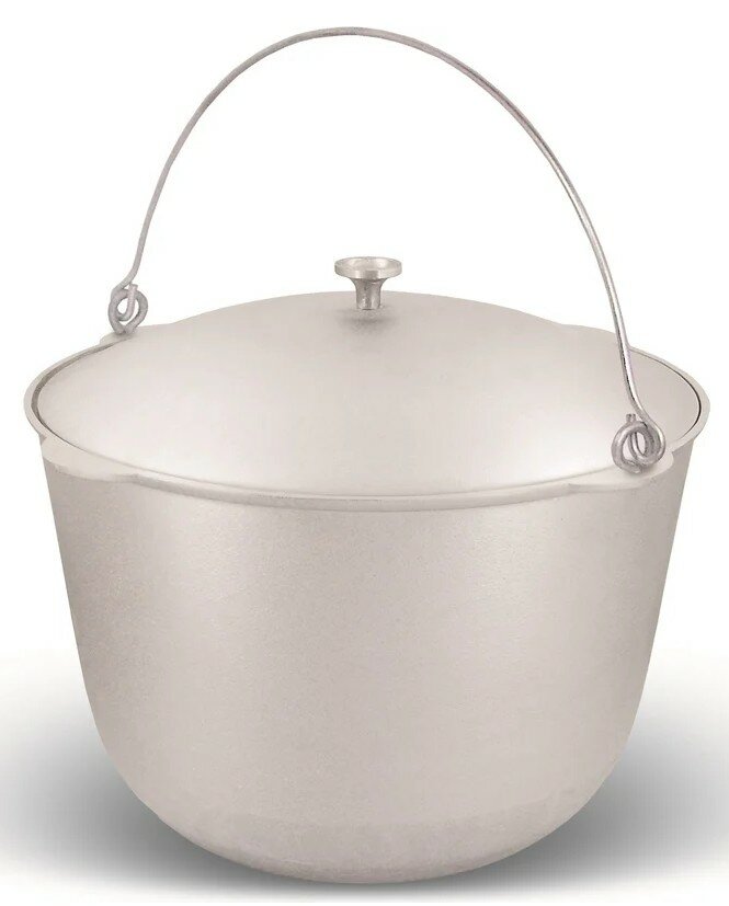 Котел походный Kukmora кп300, алюминиевый, 30 литров, серебристый