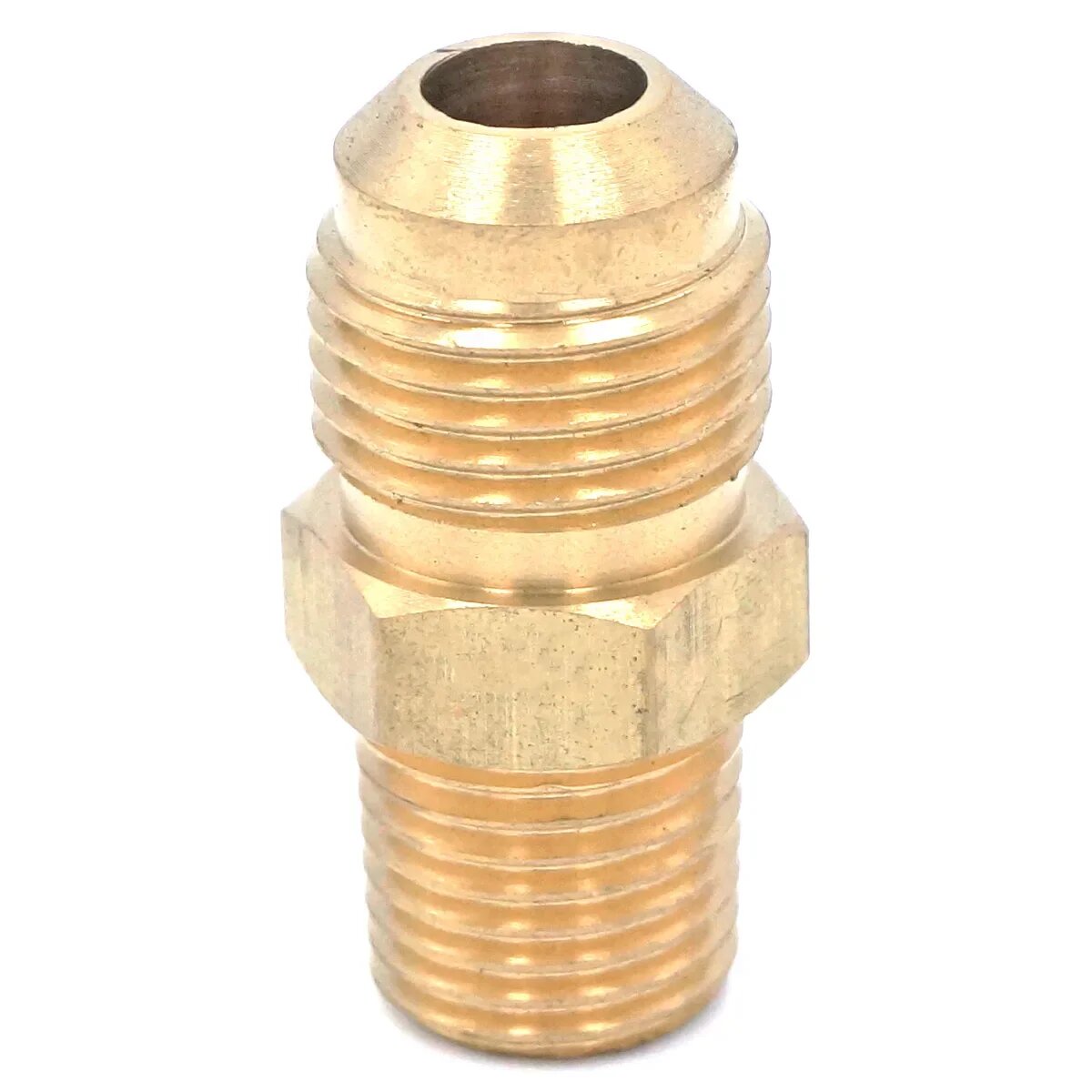 Латунные фитинги для труб 1/8-1/2 дюйма 1I8 Inch NPT, 1I4 SAE, Male-SAE No Nut
