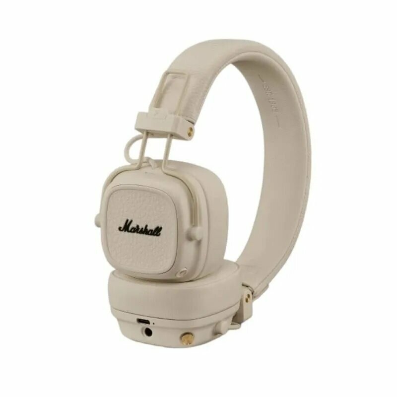 Беспроводная Bluetooth-гарнитура Marshall MAJOR V, коричневый/белый