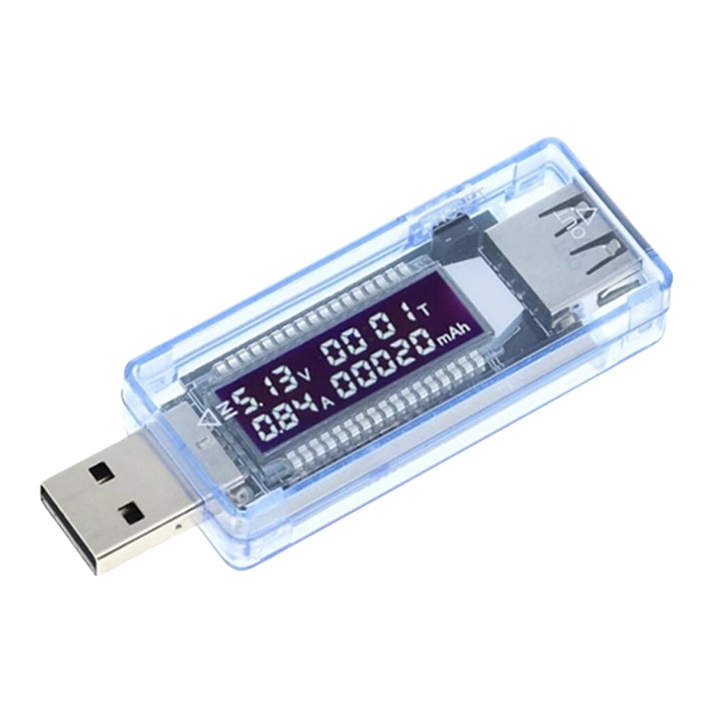 Напряжение USB, ток, мощность, емкость, мобильный источник питания, тестер емкости аккумулятора V20