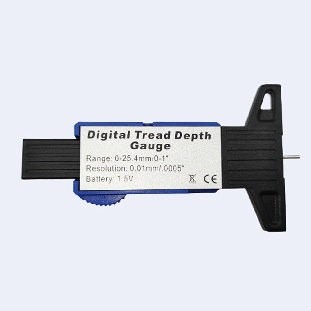 Датчик глубины рисунка шины с цифровым дисплеем, электронный штангенциркуль для определения износа автомобильных шин