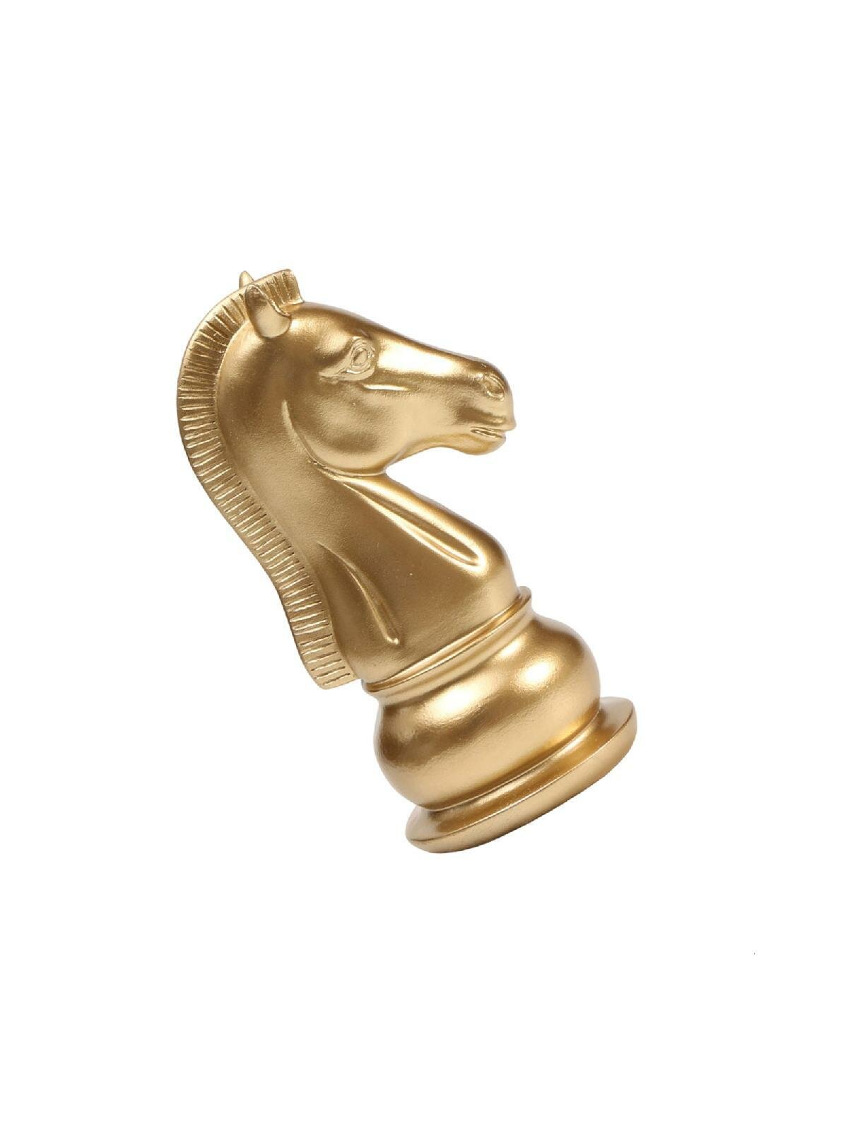 Статуэтка шахматной фигуры из смолы, скульптура шахматной королевы, рыцаря, коллекционные статуэтки