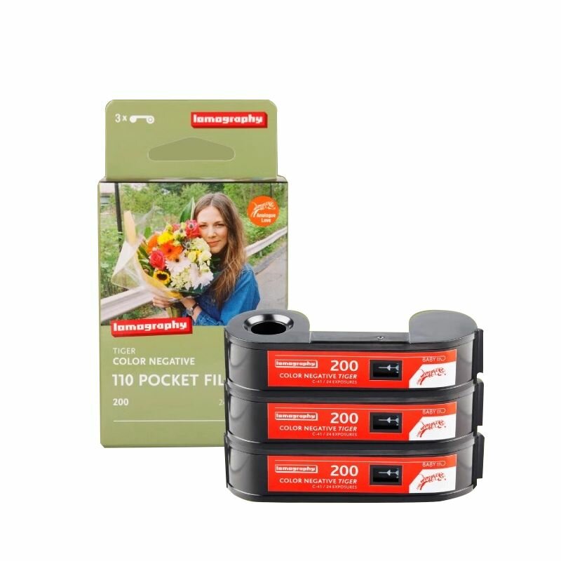 Фотопленка Lomography Tiger 110 ISO 200, 3 шт