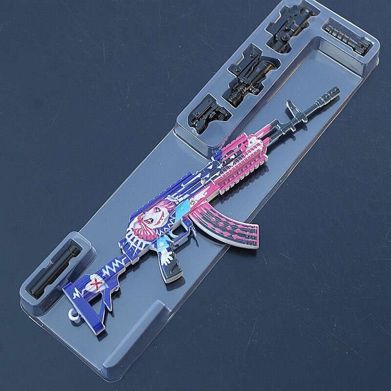 Боевое поле боя Battle Royale, оружие M24, AKM, M416, 98K, AWM, модель пистолета, брелок с кожей