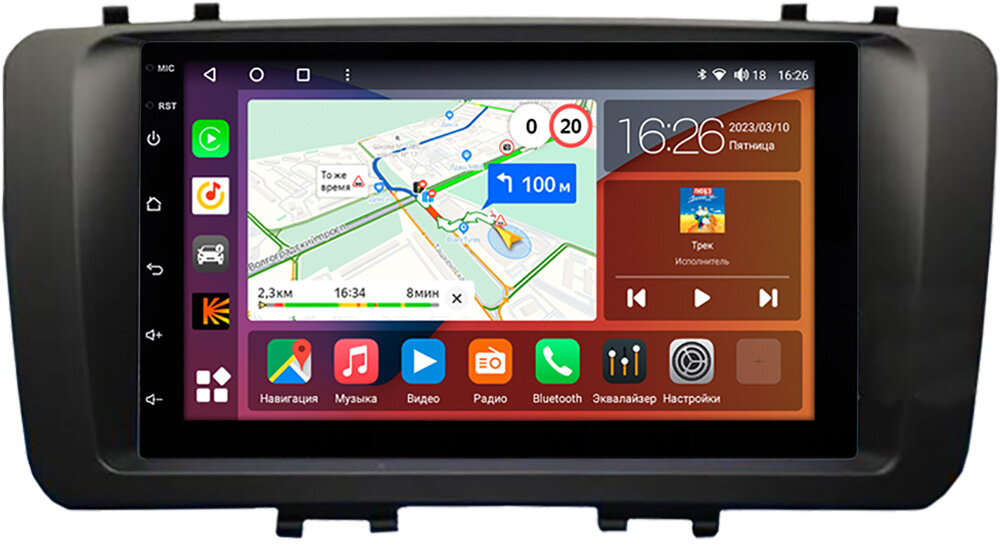 Штатная магнитола JAC T6 2015-2024 Canbox EVO 5822-RP-11-598-291 Android 14 (4G-SIM, 8/256, DSP, QLed, AI, 360)