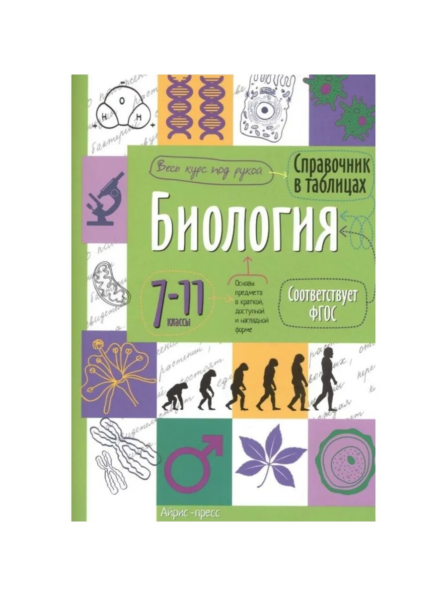 Справочник в таблицах. Биология. 7-11 класс