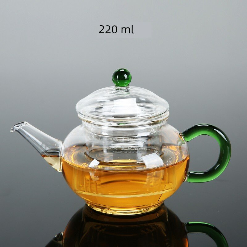 Чайный чайник Shanjing Teahouse, утолщенный термостойкий чайник из боросиликатного стекла, большой чайник из