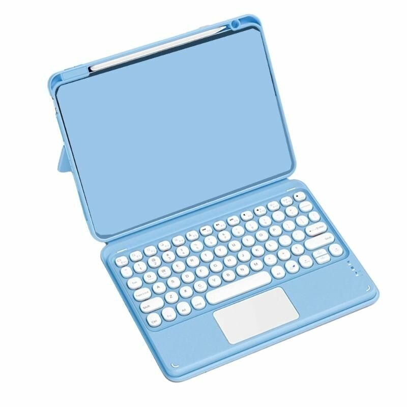 Чехол-клавиатура с тачпадом для iPad Air 4/5 и Pro 11", Синий