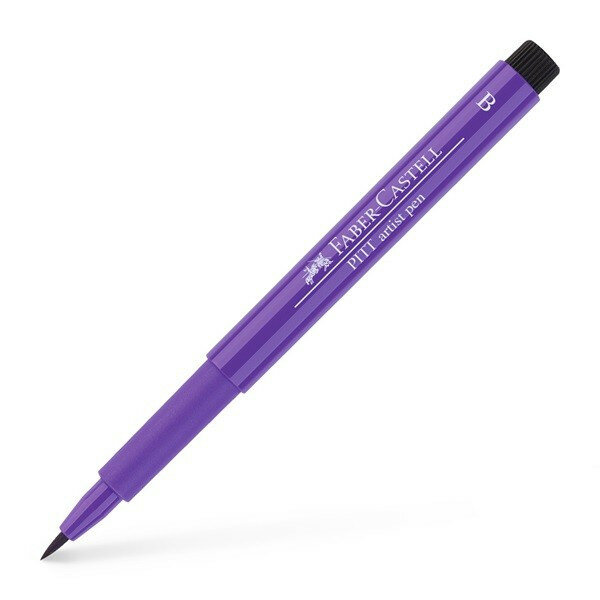 Ручка капиллярная Faber-Castell PITT Artist Pen B (Brush), цвет 136 purple violet (Faber-Castell 167436)