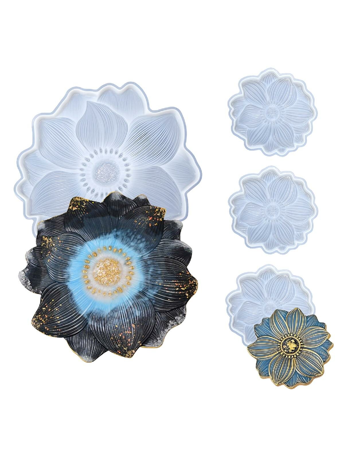 Набор силиконовых форм в форме цветка для противней Для выпечки шоколада Термостойкий