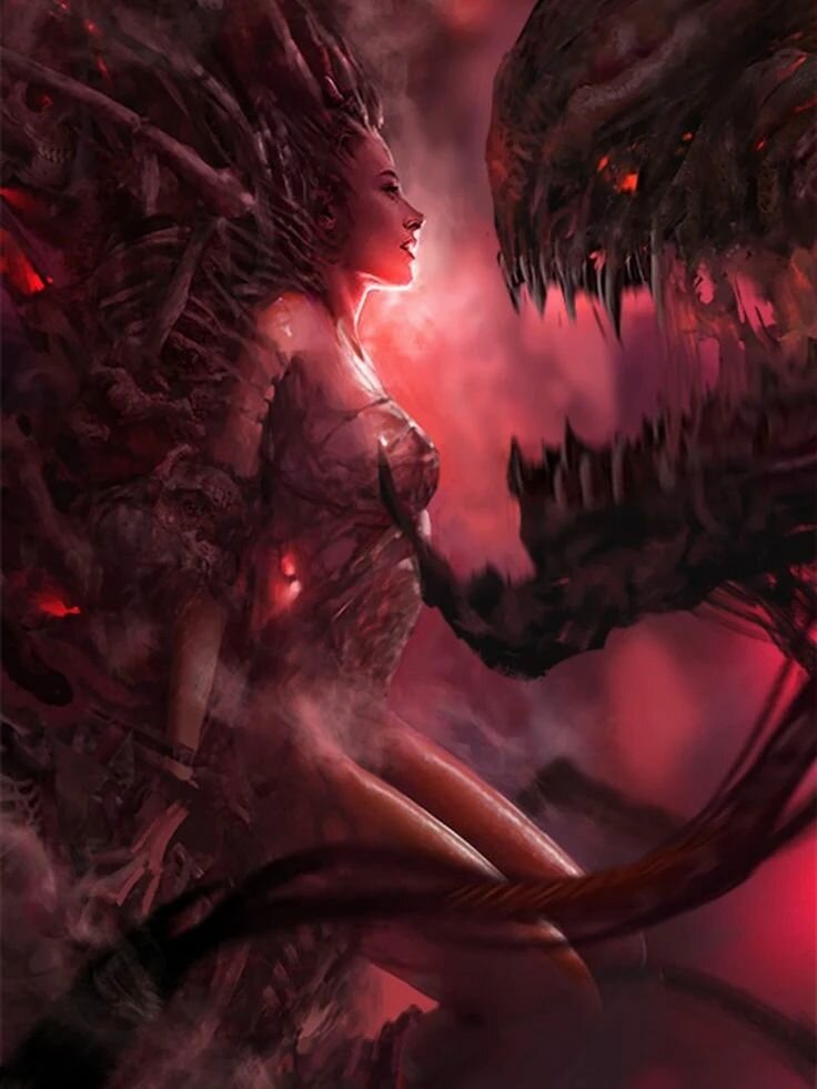 Набор для самостоятельной вышивки алмазами 5D Игры Диабло Лилит - круглая алмазная мозаика размером 40x50 см для украшения стен дома,40X50CM, белый