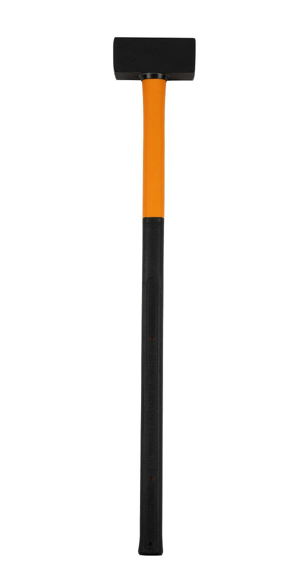 Кувалда PARK, 5 кг, с прорезиненной фиберглассовой ручкой, черный/оранжевый