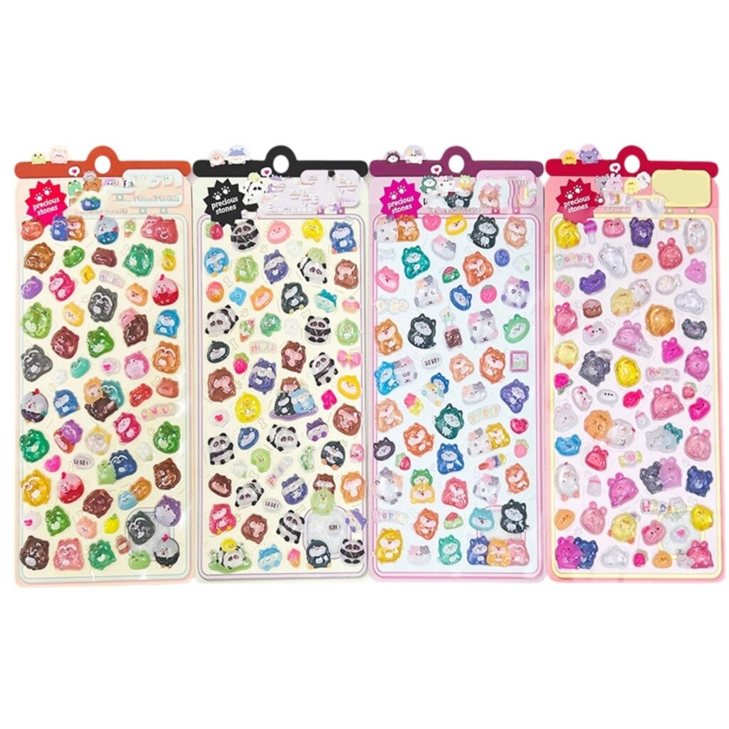 Наклейка из пенопласта с изображением животного, детская наградная наклейка для блокнота и журнала для рукоделия, бутылки с водой, чехла для телефона, украшения для скрапбукинга