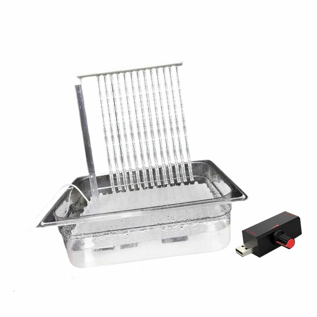 Автоматический фонтан для купания птиц, - Двойная трубка