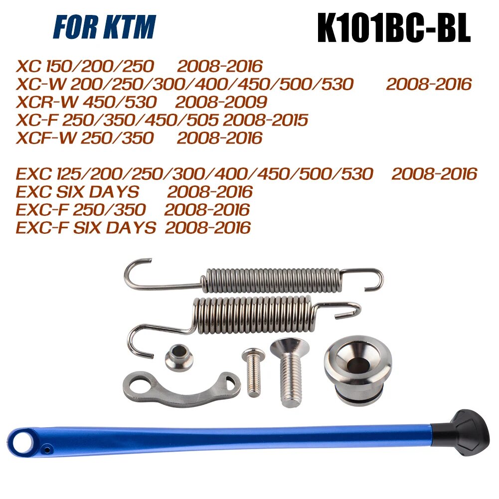 Комплект Боковых Подножек Для Мотоцикла KTM 125 150 250 300 350 450 500 530 XC XC-F Синий, K101BC-BL