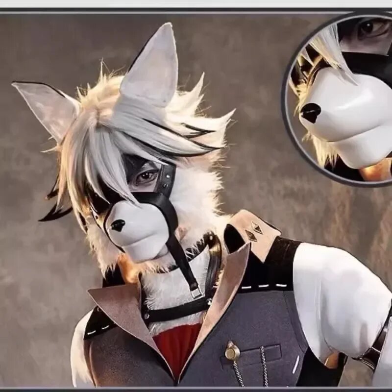 Косплей маска Зенлес Зона Зеро фон Ликаон Mask Only