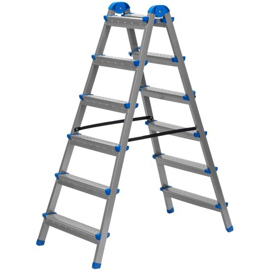 Стремянка двухсторонняя Сибртех 97986 6 ст.