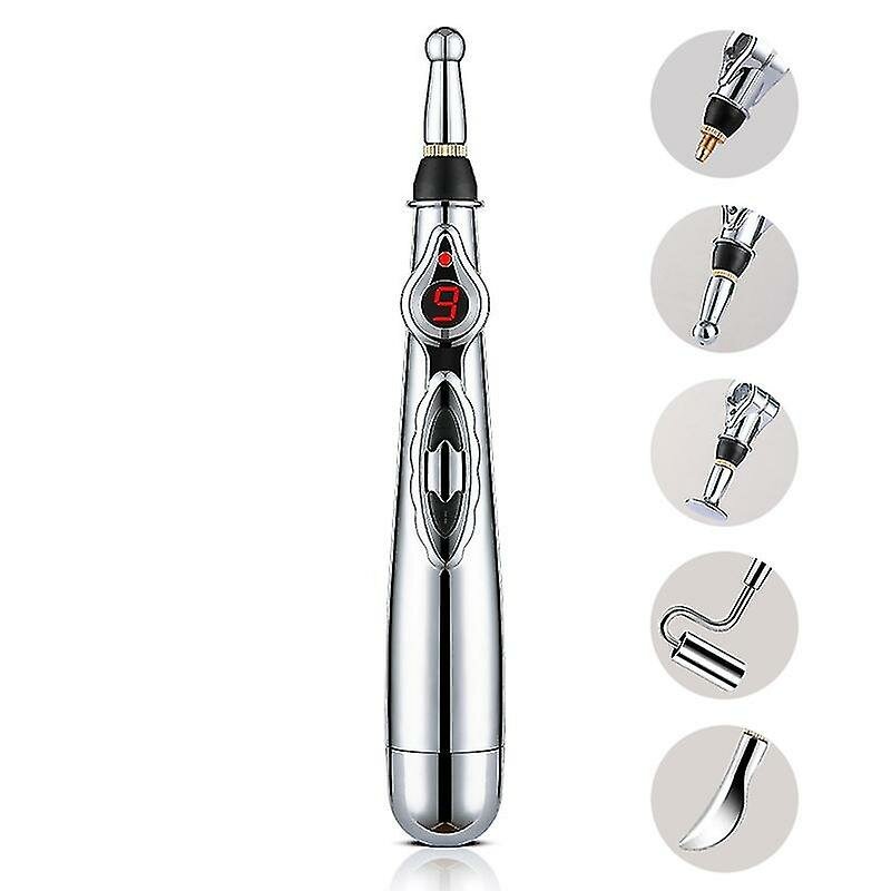 Электронная аккупуктурная ручка Электрическая терапия меридианов Массажная ручка Энергетическая ручка для меридианов Свет красный или синий Материал корпуса пластик Модель LH220517SERS260