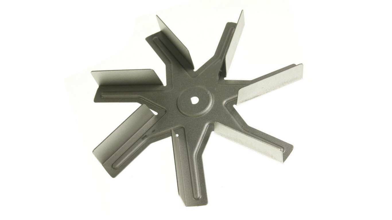 Крыльчатка для духового шкафа Beko 215480043 (D-155мм, размер отверстия 6х5мм)